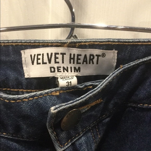Velvet Heart | Jeans | Ribbon Denim Jeans | Poshmark
